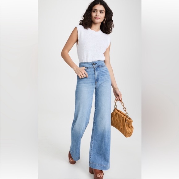 Jeans | Anthropologie Askk Ny Brighton High Rise Wide Leg Jeans 28 Usa ...